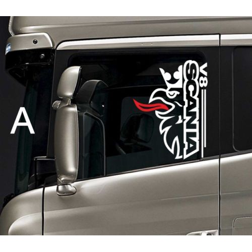 2 x SCANIA TRUCKS GRIFFIN LOGO SIDE WINDOW STICKER | Shopee Malaysia