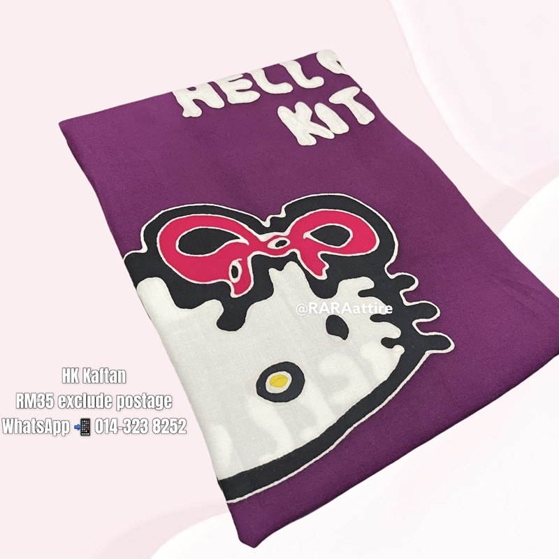 💗𝐑𝐀𝐑𝐀 𝐀𝐓𝐓𝐈𝐑𝐄💗 KAFTAN KELAWAR BATIK KELANTAN : CORAK KARTUN HELLO KTTY ...