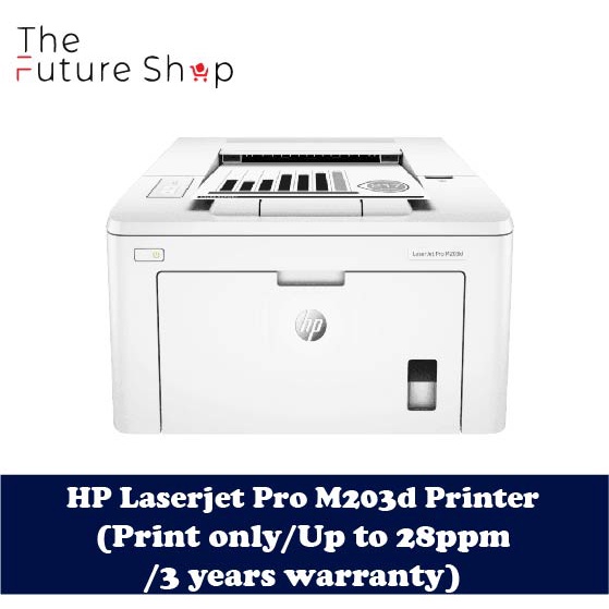 HP LaserJet Pro M203d Printer - A4 Black and White Laser Printer/Print ...