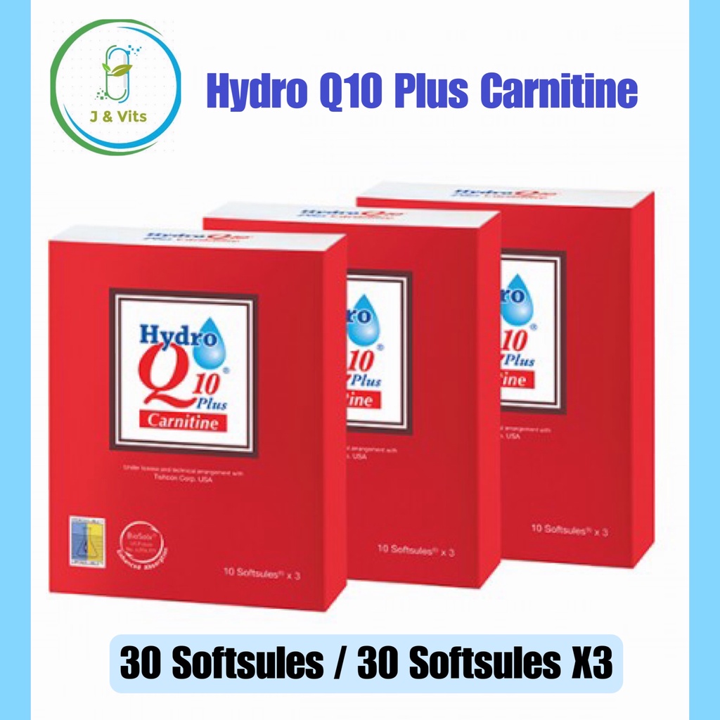(Exp : 11/24) Hydro Q10 plus Carnitine ( 30S / 30S X3 ) | Shopee Malaysia