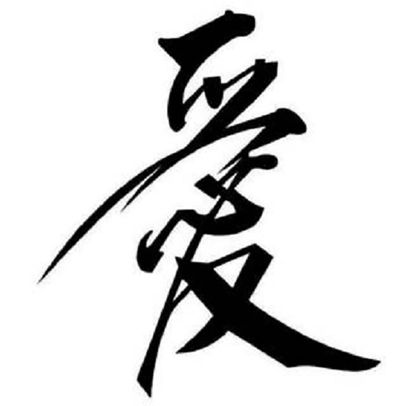 10.7x15cm Japanese Written Car Sticker Motorcycle Leptop Kanji Racing ...