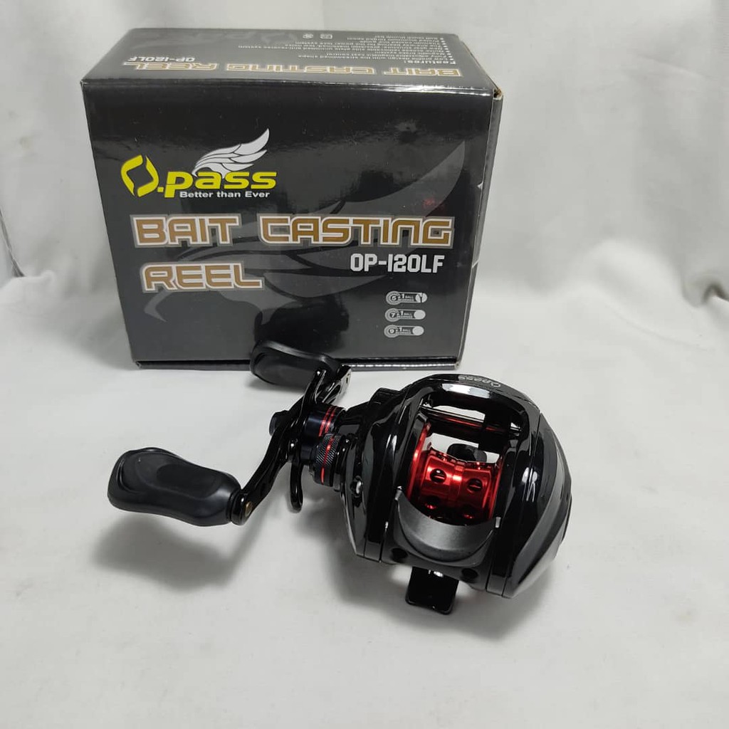 ORIGINAL OPASS BAIT CASTING OP-120LF REEL | Shopee Malaysia