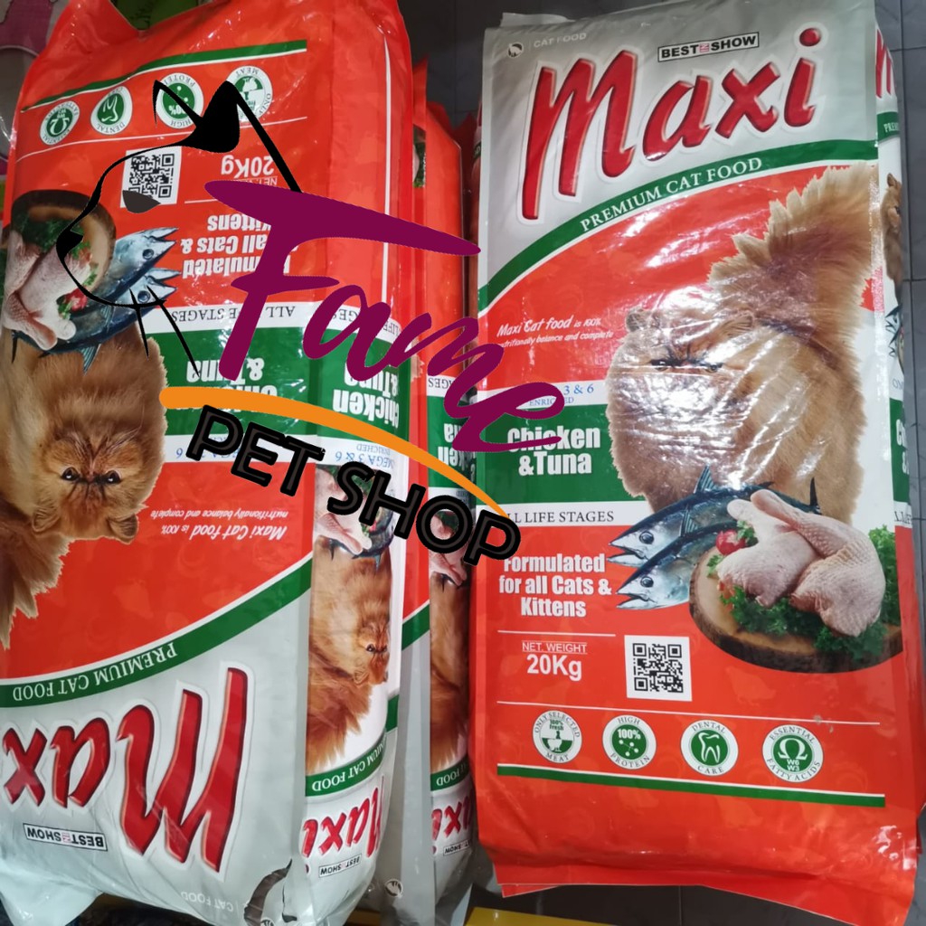 Maxi Cat Chicken & Tuna 20 Kg | Catfood Food 20kg | Shopee Malaysia