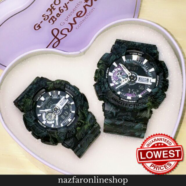 🔥HOT COUPLE🔥 G-Shock FLORA GA110/BA110 Couple Murah | Shopee Malaysia