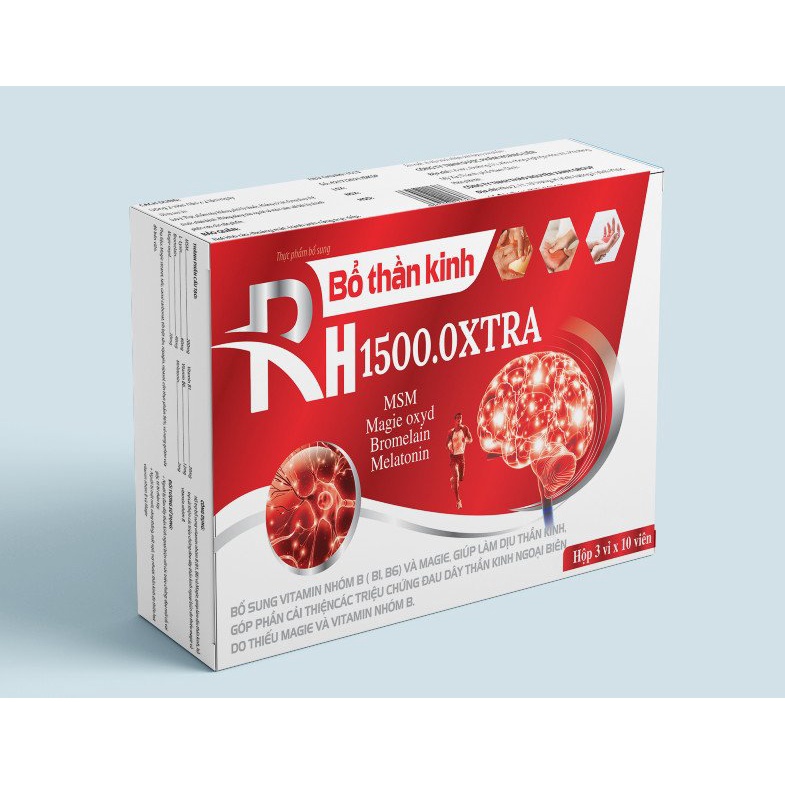 Rh 1500 OXTRA Nerve Tonic Relieves Peripheral Nerve Pain, Shoulder And ...