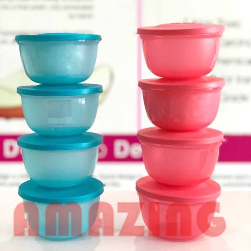 Tupperware Small Round Saver 400ml/ Food Storage Box/ Airtight/ Bekas ...