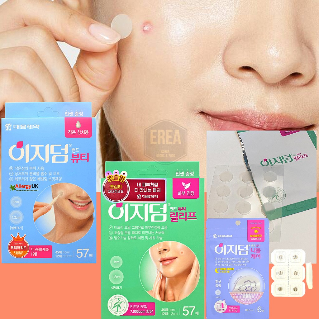 Easyderm acne patch Hydrocolloid patch Pimple microneedle | Shopee Malaysia