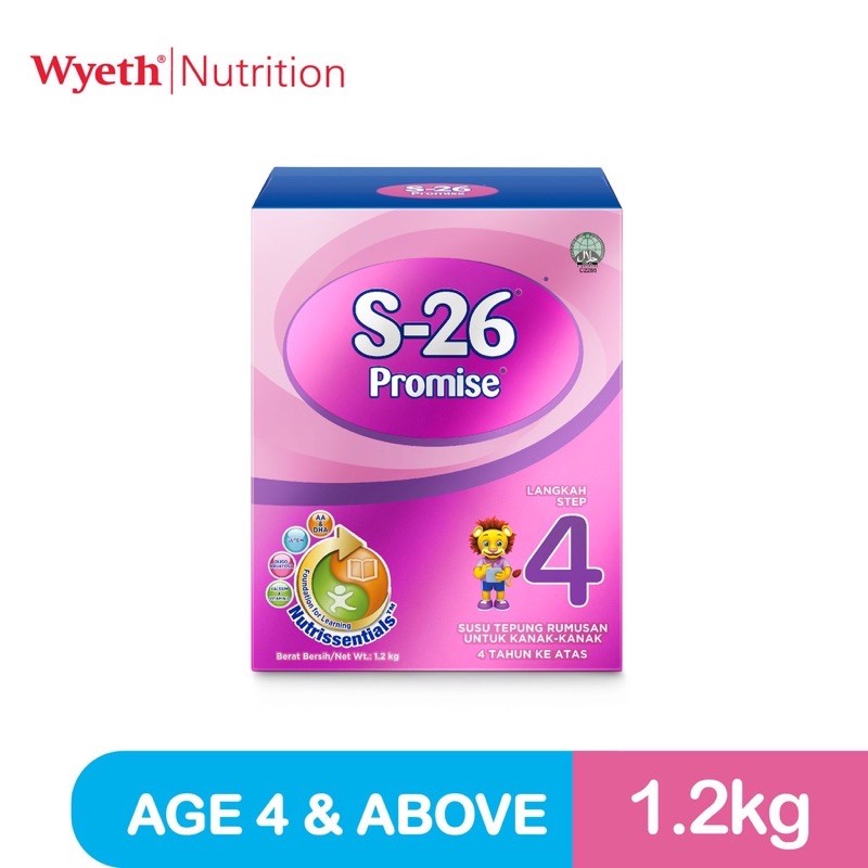 Ready stock formula milk s26 Progress Step 4 (age 4 & above) 1.2kg ...