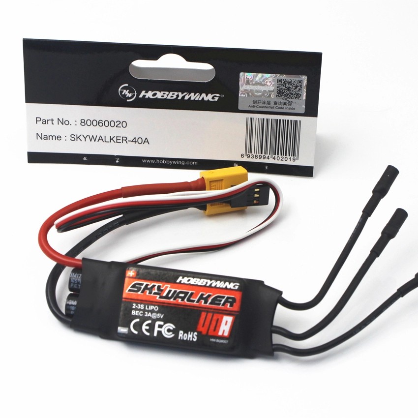 Hobbywing Skywalker 40A ESC Speed Controler With UBEC | Shopee Malaysia