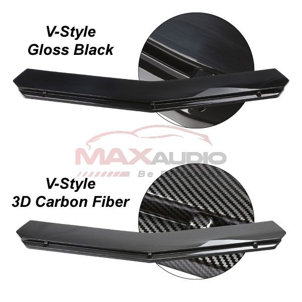 SAMURAI-LIPS Double Layer Universal Car Front Bumper Diffuser Lip AXIA ...