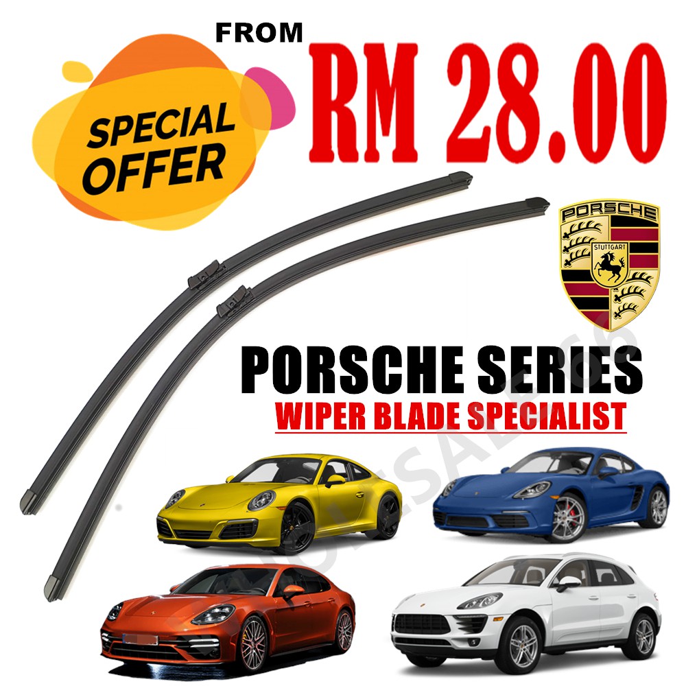 PORSCHE WIPER BLADE 911 996 997 BOXSTER CAYENNE CAYMAN MACAN PANAMERA ...