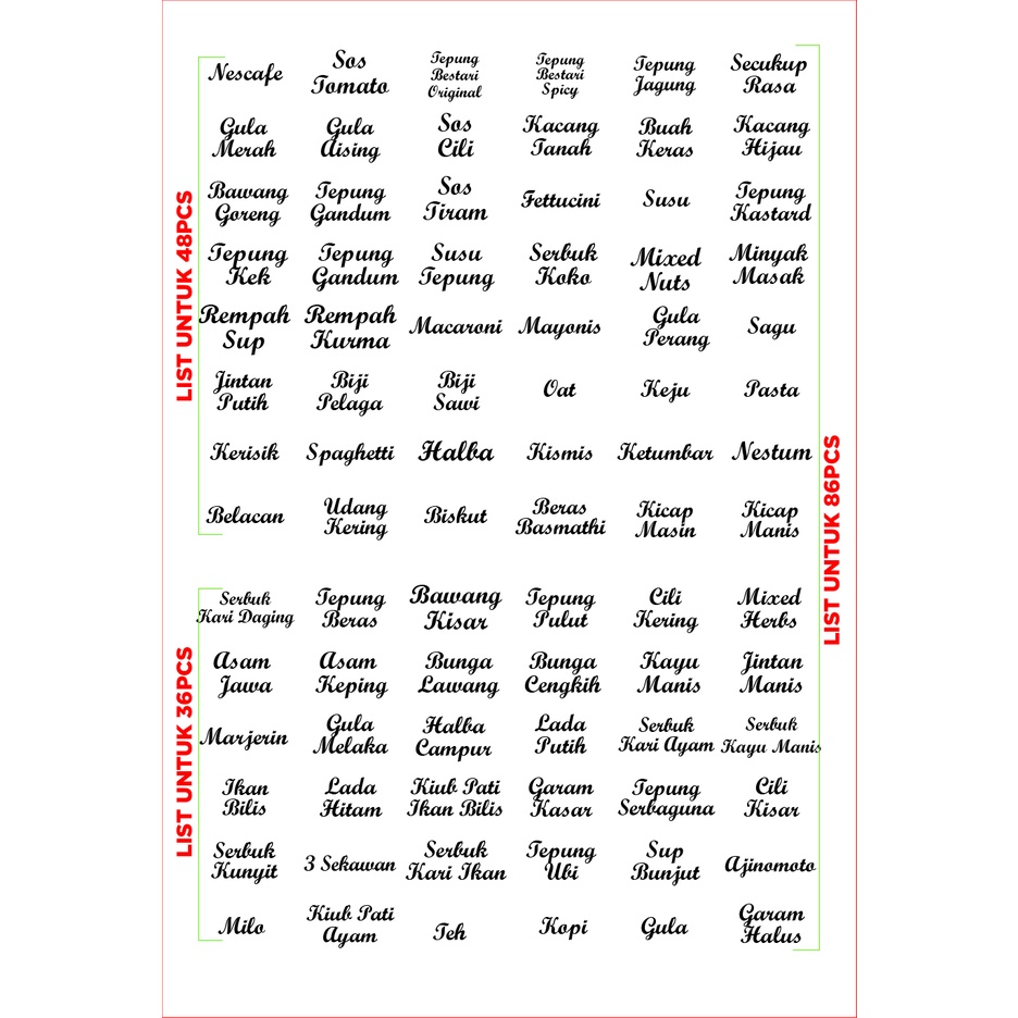 STICKER DAPUR WATERPROOF,STICKER DAPUR LUTSINAR,STICKER DAPUR KALIS AIR ...