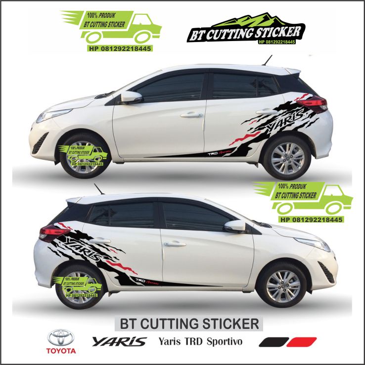Sticker Toyota Yaris TRD Sportivo Sticker Toyota Yaris TRD Sportivo ...