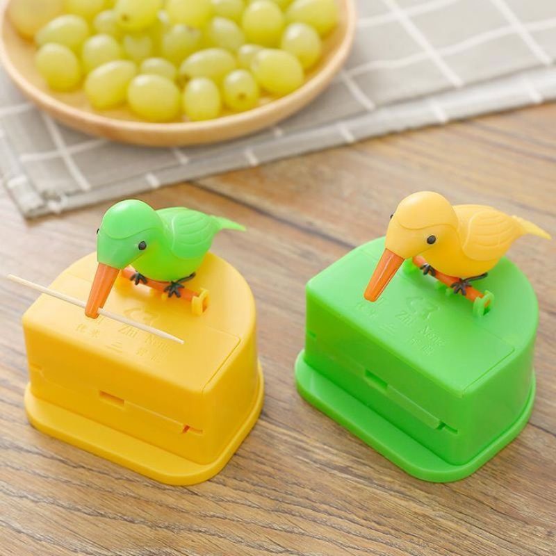 Automatic pecking bird, woodpecker pecking toothpick, woodpecker ...