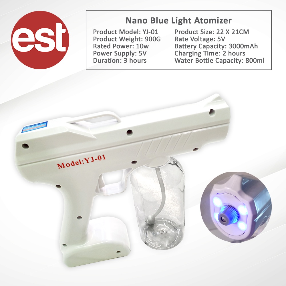 [READY STOCK] 800 ml Wireless Nano Blue Light Atomizer - 1 Speed ...