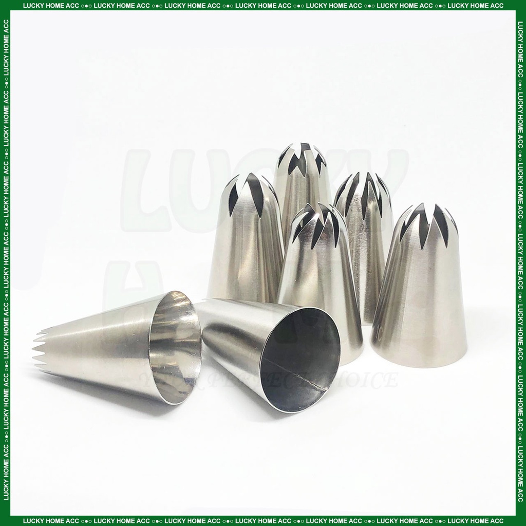 Ready Stock!!! Large Pastry Nozzle Tips Cake Decoration Tips Icing ...
