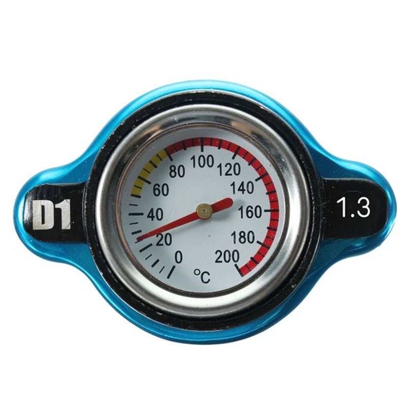 D1 Spec Small Head Radiator Cap with Meter Water Temp Gauge (Alloy ...