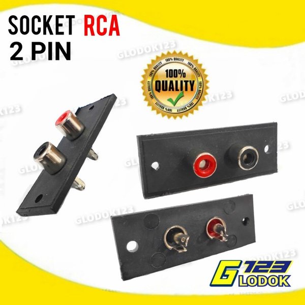 Terminal Body Socket RCA Input 2 Pin Board Socket 2Pin Hole | Shopee ...