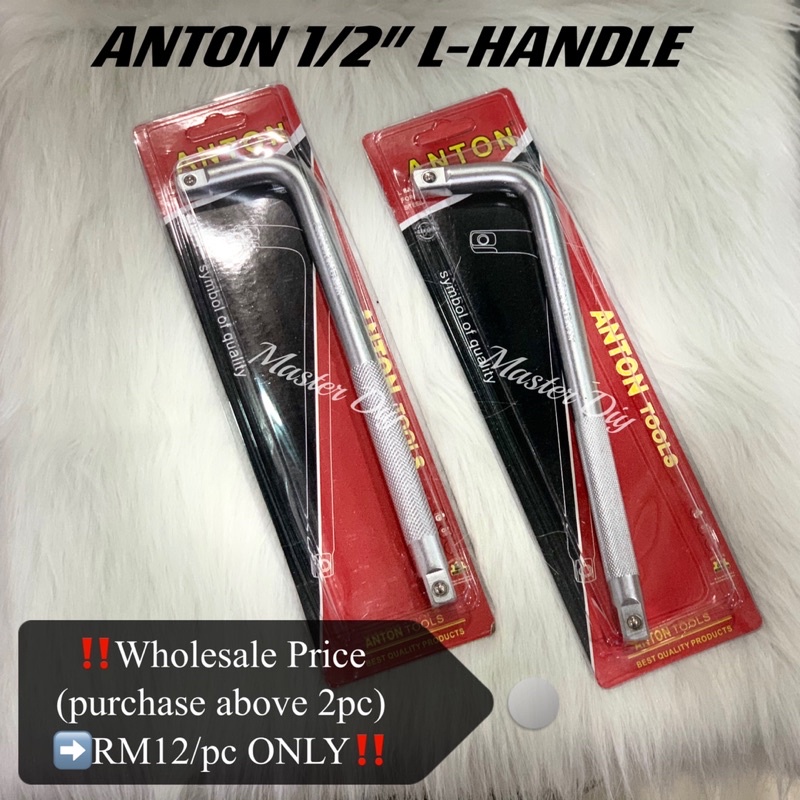 ‼️READY STOCK‼️ANTON DR CRV 1/2” L- HANDLE / L SPANNER / L WRENCH / BOX ...