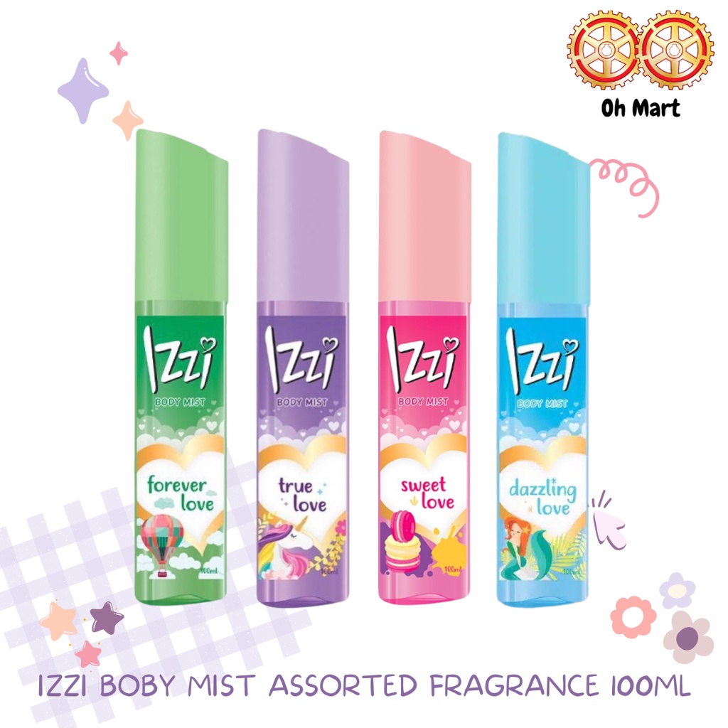 Izzi Body Mist Assorted Fragrance (100 ml) | Shopee Malaysia
