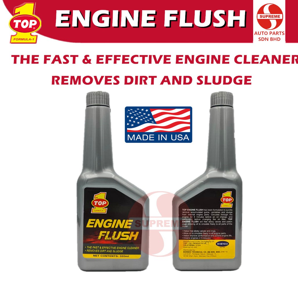 S2U TOP 1 Engine Flush Car Truck Motorcycle Machine 320ml Ubat Cuci ...