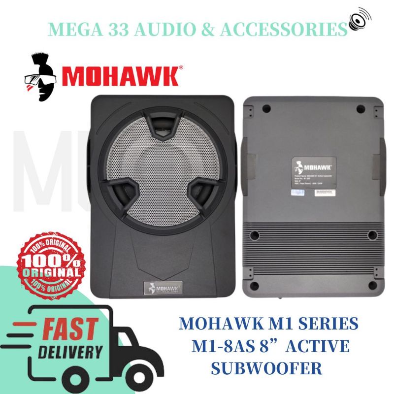 MOHAWK M1 SERIES M1-8AS 8" ACTIVE SUBWOOFER | Shopee Malaysia