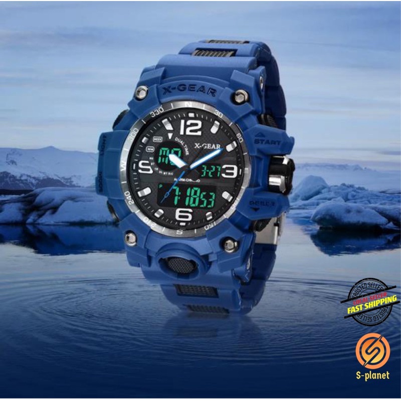 🇲🇾ReadyStock Original X-GEAR X-148 Waterproof sport digital men watch ...