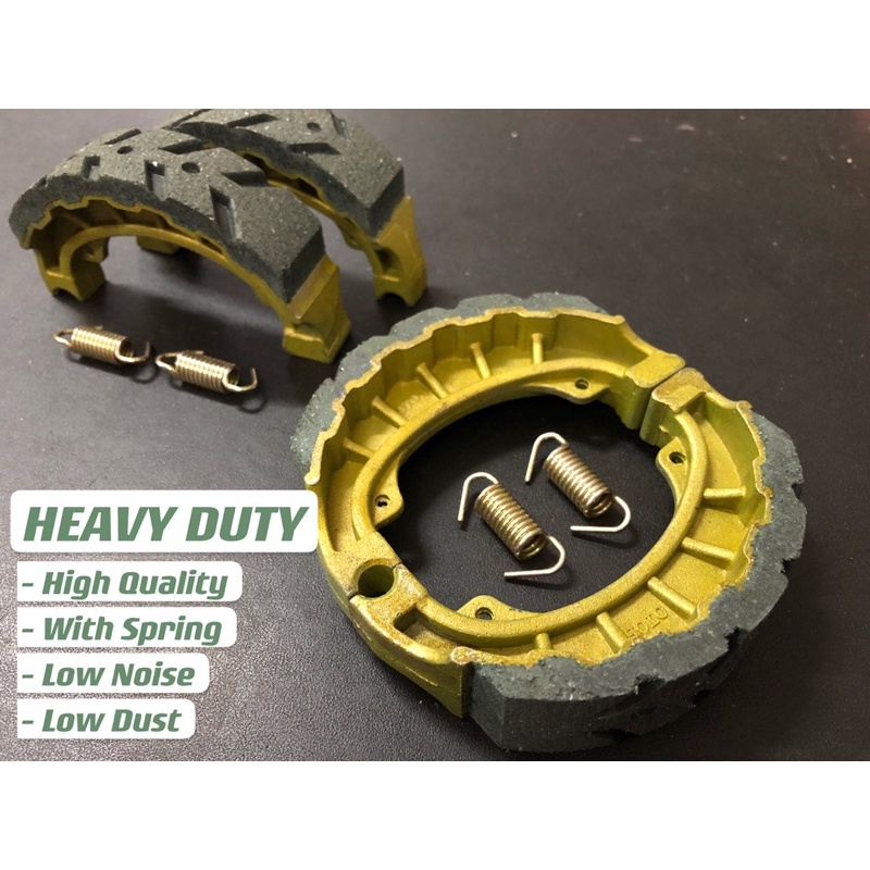 HEAVY DUTY BRAKE SHOE LINING EX5 WAVE DREAM W125 DASH W110 110 125 ...