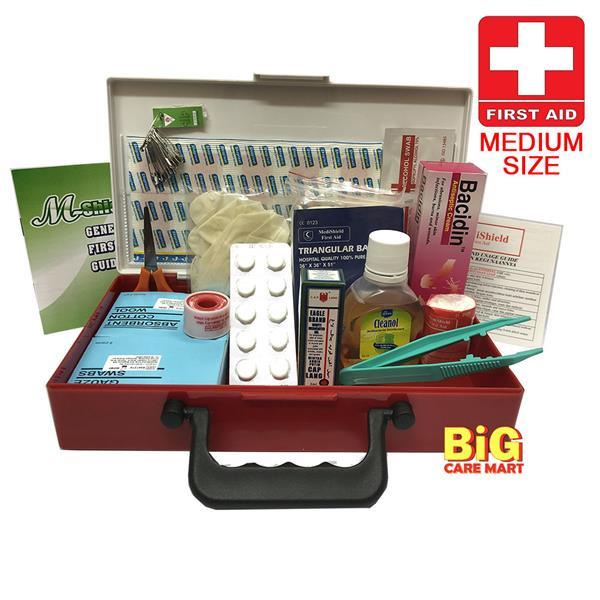 Peti Kecemasan/First Aid Kit Box 19 items Inc Paracetamol [JES ...