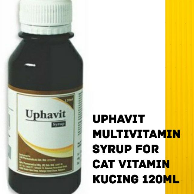 💠Uphavt Syrup 120ml Multi Vitamin untuk menjaga kesihatan kucing ...