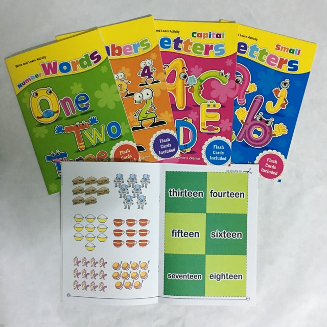 Abc /123 Write and Learn Activity Book 1610 | Shopee Malaysia
