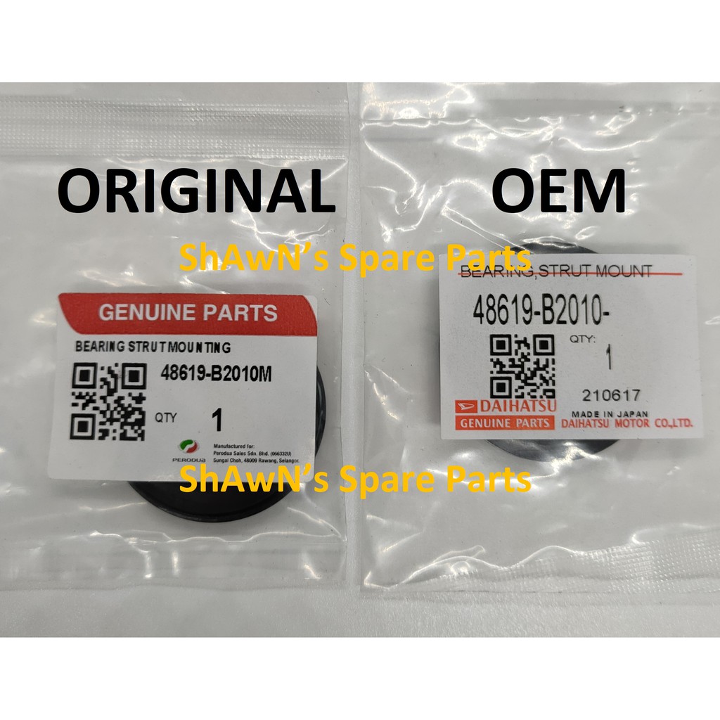 ORIGINAL Front Absorber Bearing Perodua Kancil / Kelisa / Kenari / Myvi ...