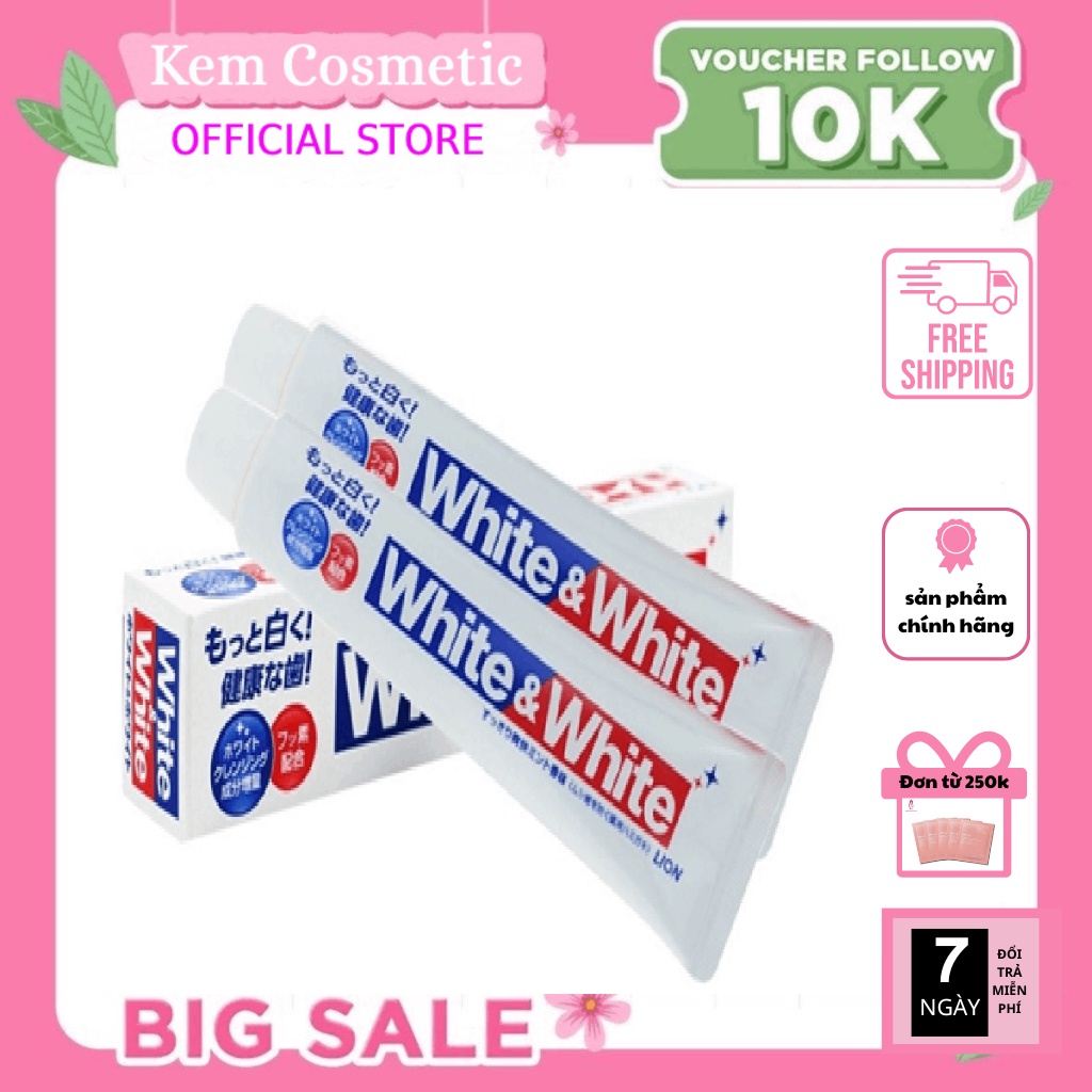 White & White Toothpaste Is Super White, For Sensitive Gums | Shopee ...