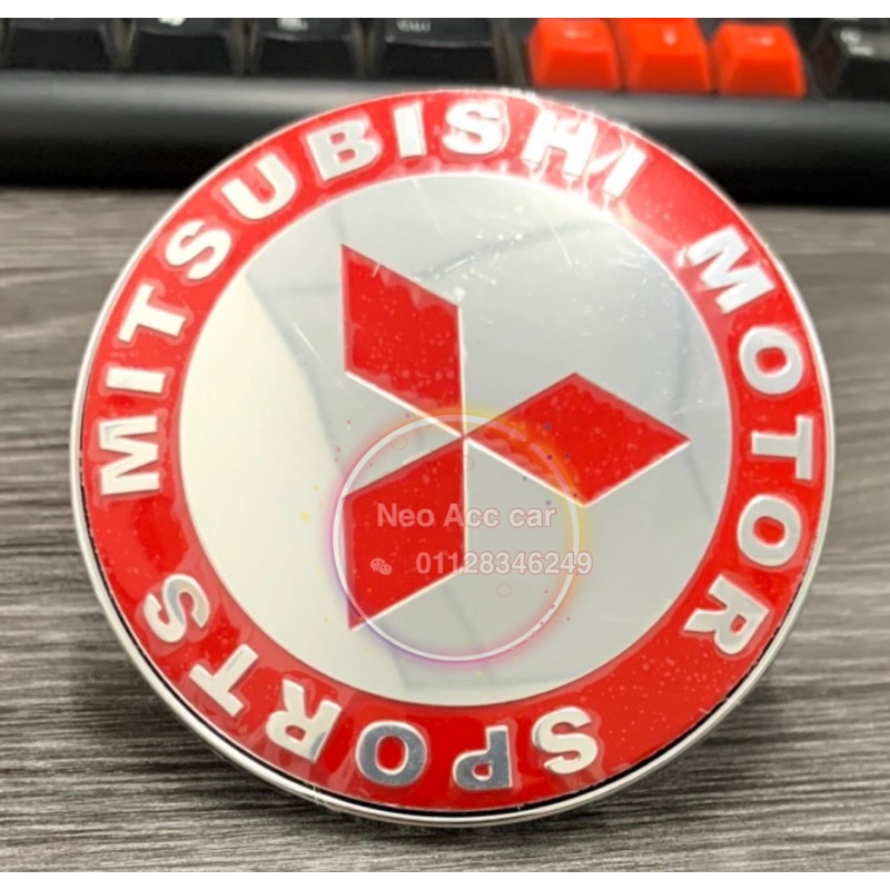 MITSUBISHI LOGO JAF JAPAN STEEL ROUND EMBLEM FOR ALL CAR MITSUBISHI ...