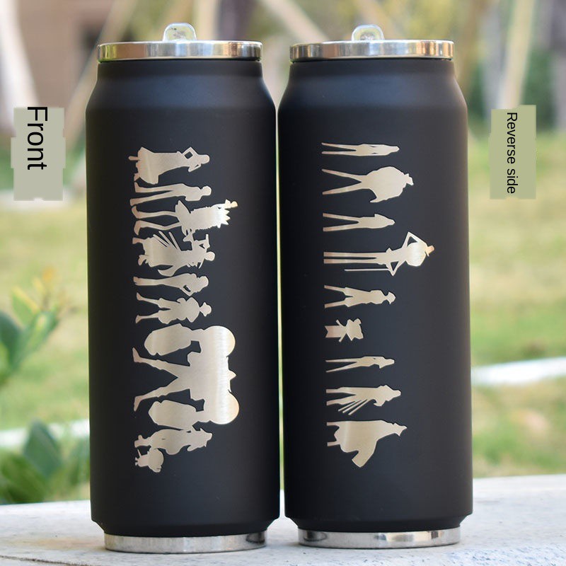 ∏ One Piece Cup Anime Vacuum Mug Student Gift Luffy 304 Stainless Steel ...