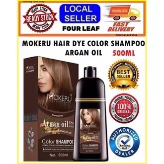 Mokeru Hair Dye Color Argan Oil Shampoo Pewarna Rambut READY STOCK ...