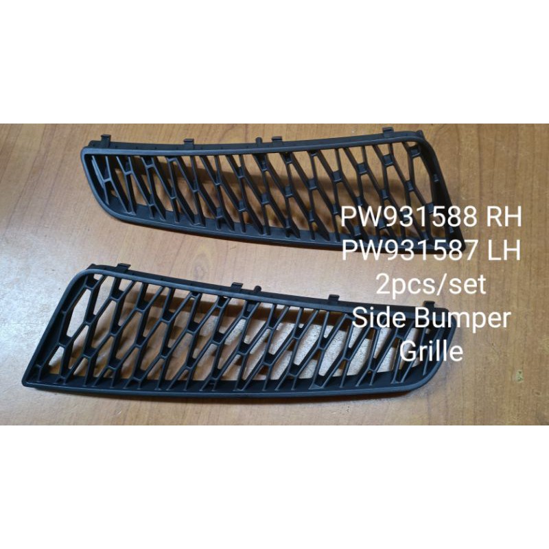 PROTON EXORA BOLD FRONT BUMPER UPPER GRILLE AND BUMPER SIDE GRILL E ...