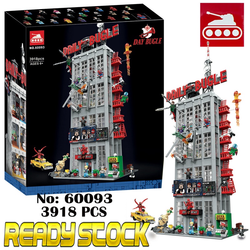[BELA] LARI BLOCKS 60093 Spiderman Series Dialy Bugle Buildings ...