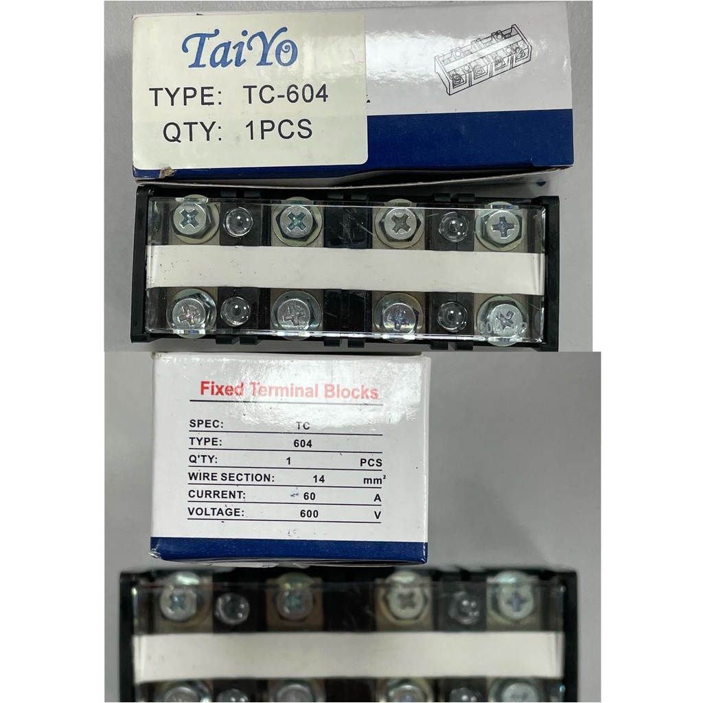 TC-TERMINAL BLOCK-1PCS (60A, 100A, 150A, 200A) | Shopee Malaysia