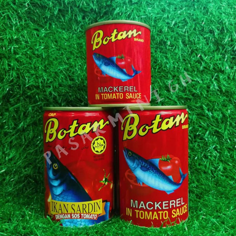BOTAN IKAN SARDIN/MACKEREL 425g/230g | Shopee Malaysia