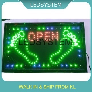 LED Reflexology Sign Massage Signboard Sign - Flashing ( OPEN FOOT ...