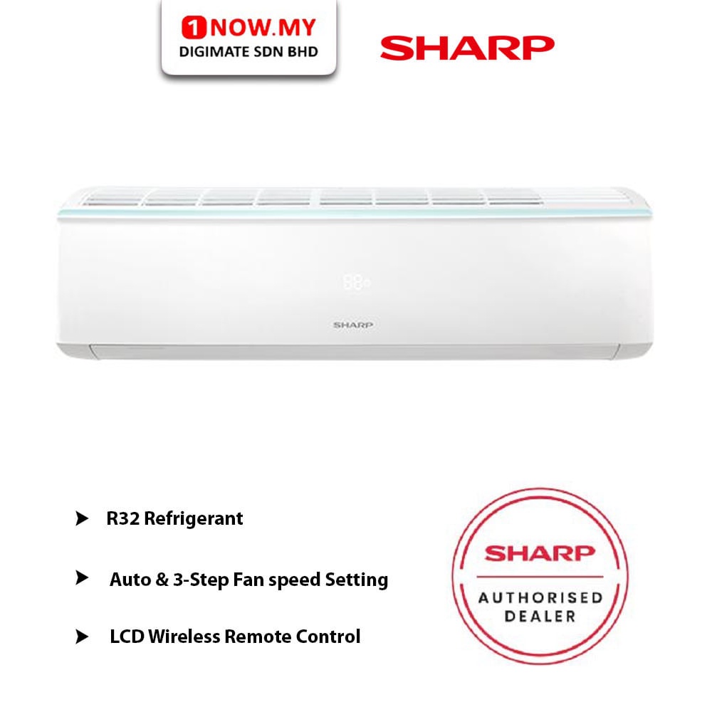 SHARP 2.5HP R32 Air Conditioner AHA24XCD (Non Inverter) | Shopee Malaysia