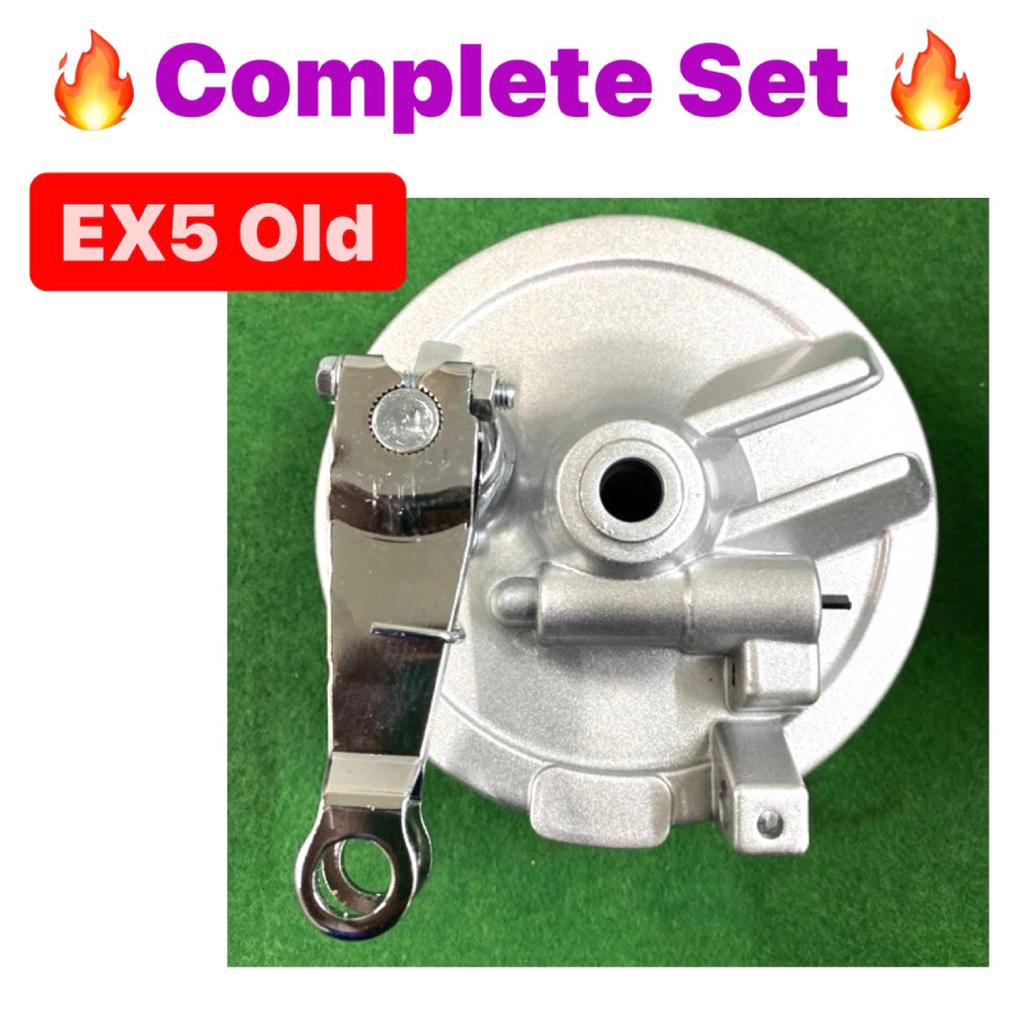 HONDA EX5 FRONT HUB Panel ( ) // EX5 LAMA HP EX5 Front Brake Hub Panel Cover Complete Set Brek ...