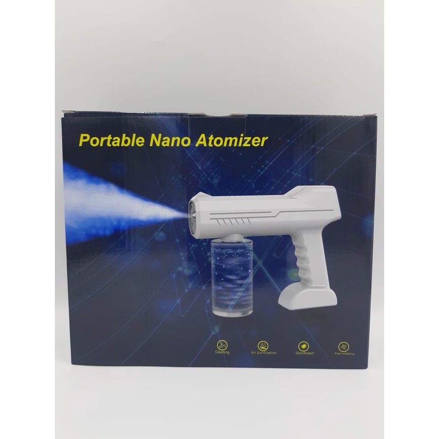 WIRELESS UV DISINFECTANT FOGGING MACHINE RECHARGEABLE ELECTRIC STEAM ...