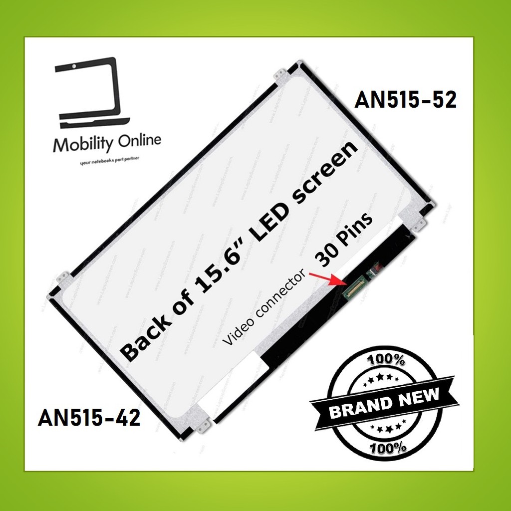 Acer AN515-52 AN515-42 LTN156AT37 Full HD IPS Laptop LCD LED Screen ...