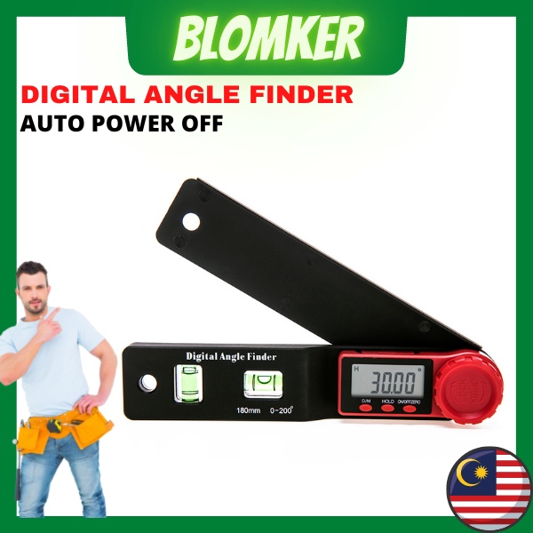 2 in 1 Digital Meter Angle Inclinometer Spirit Level Ruler Goniometer ...