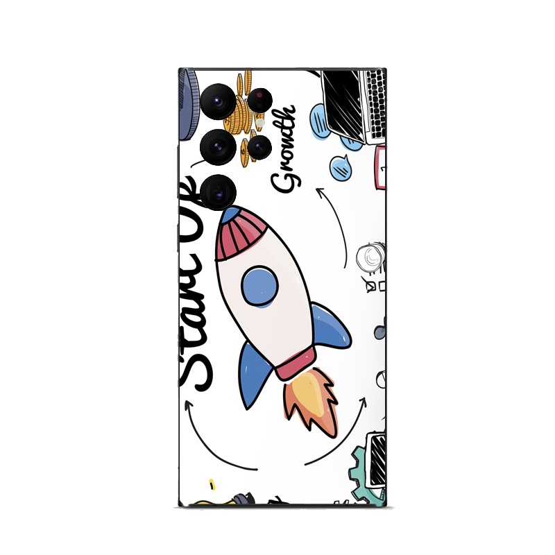 3D Colorful Wraps Stickers for SAMSUNG Galaxy S22 Ultra S22 Plus S22 ...