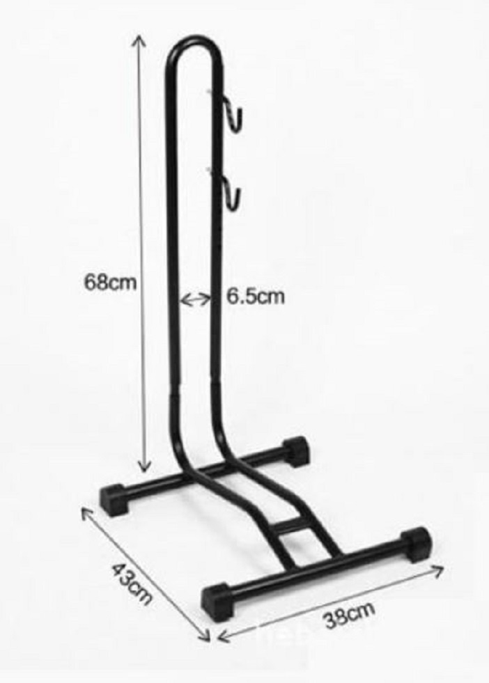 Cycling Bicycle L Stand 2 in 1 Basikal Parking Display With Hook ...