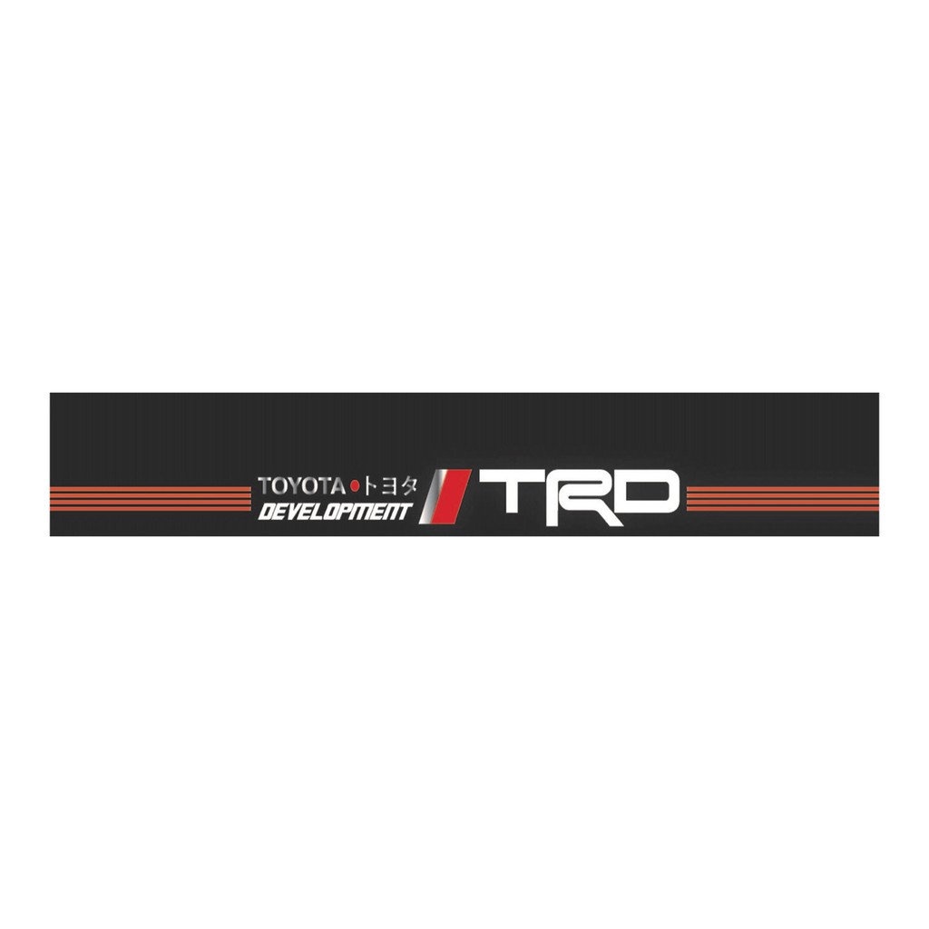 TRD TOYOTA Front Windshield Sticker / Sticker Tampal Cermin Depan ...