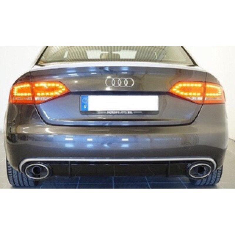AUDI A4 B8 2008 REAR DIFFUSER RS DESIGN (FOR NON S-LINE ) | Shopee Malaysia